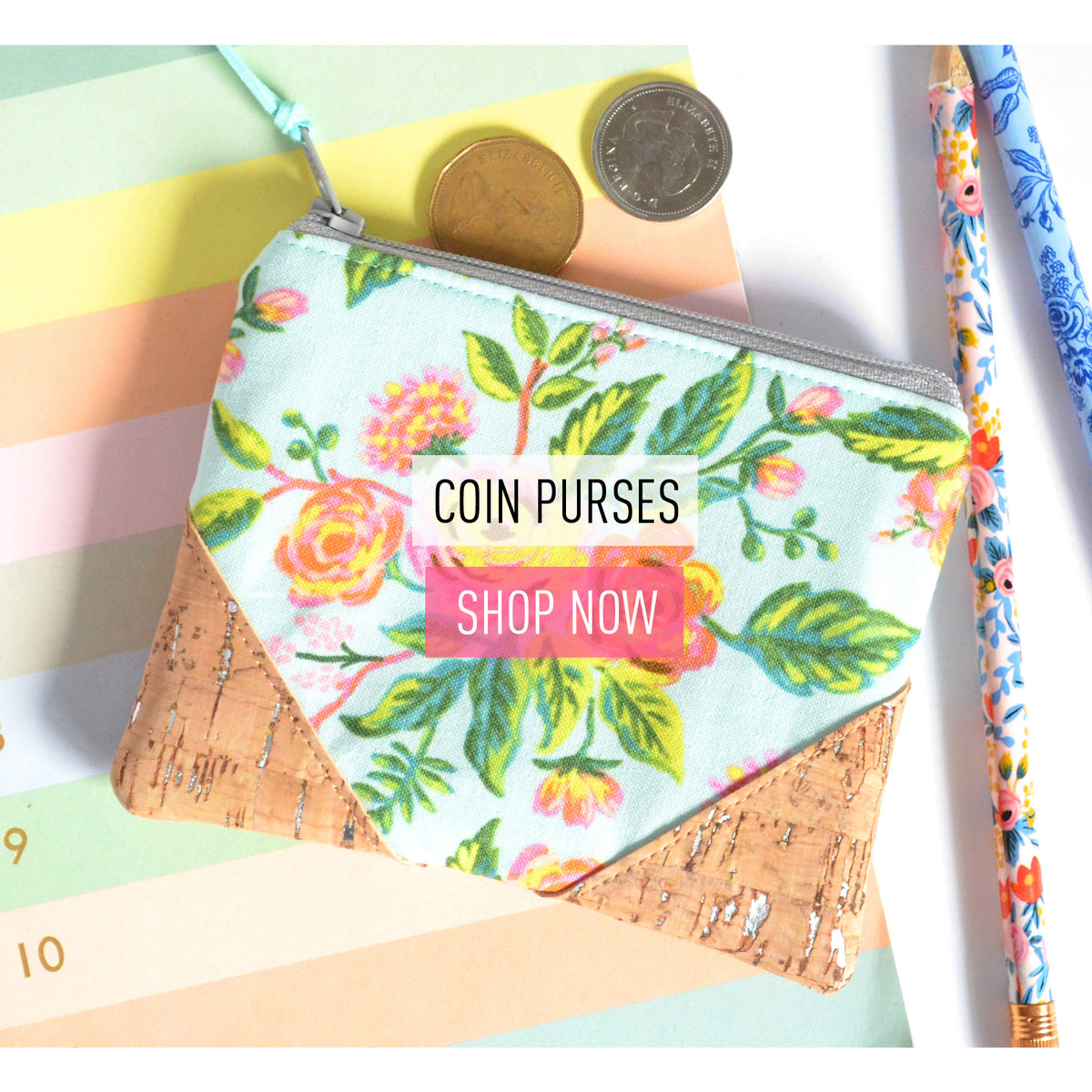 May Shop Update - Coin Purses – Sew&Tell Handmade